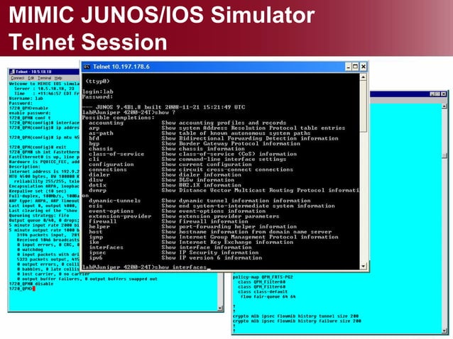 MIMIC presentation 2012 | PPT