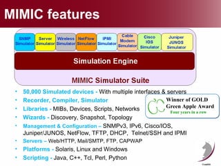 MIMIC presentation 2012 | PPT
