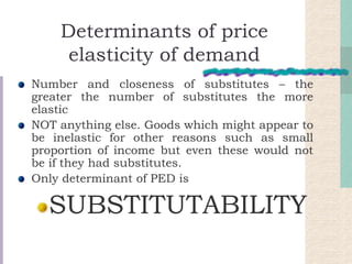 1aa kno how on price elasticity of demand | PDF