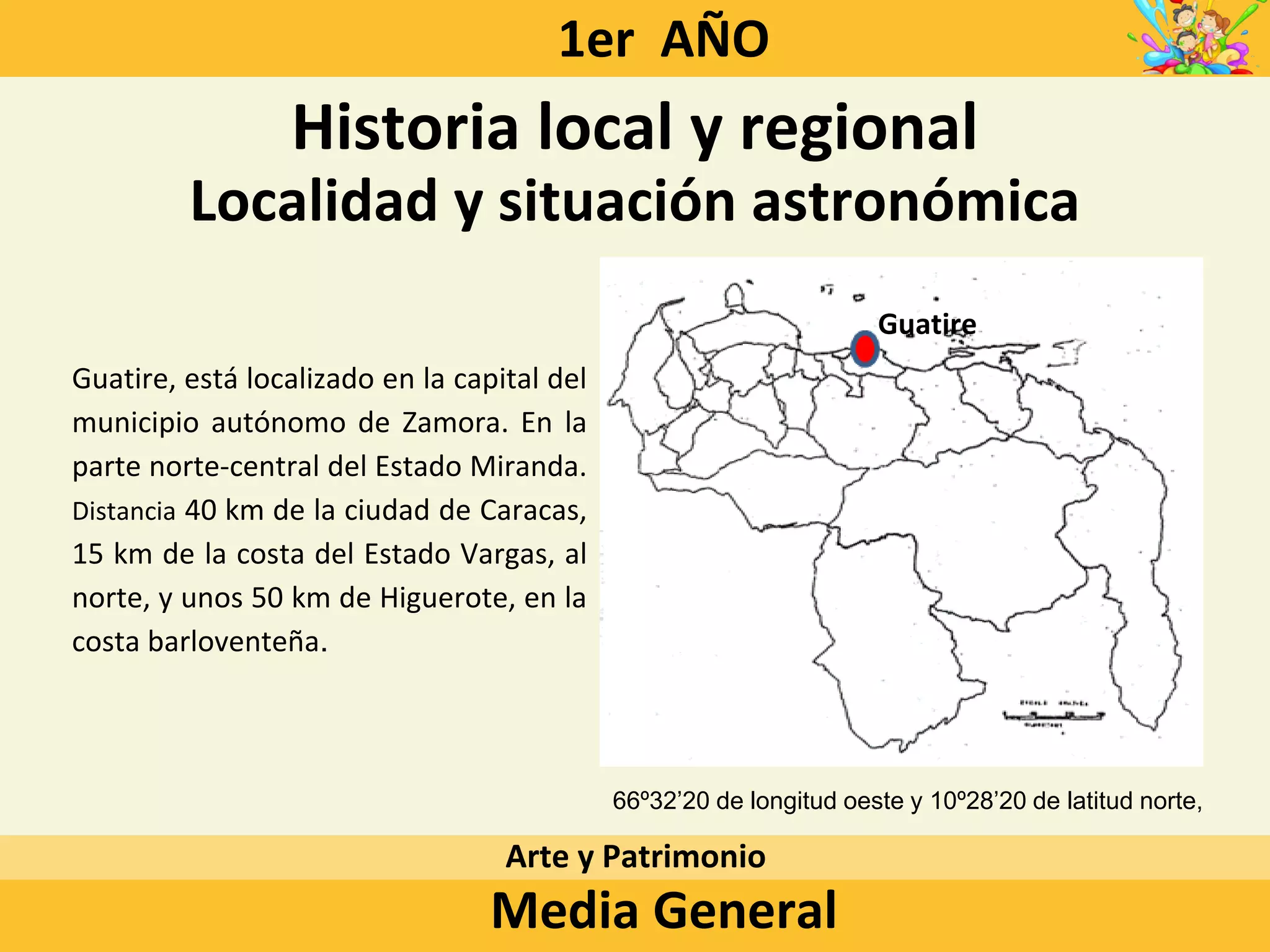 1° AÑO EMG ARTE Y PATRIMONIO ORIGENES DE GUATIRE | PDF