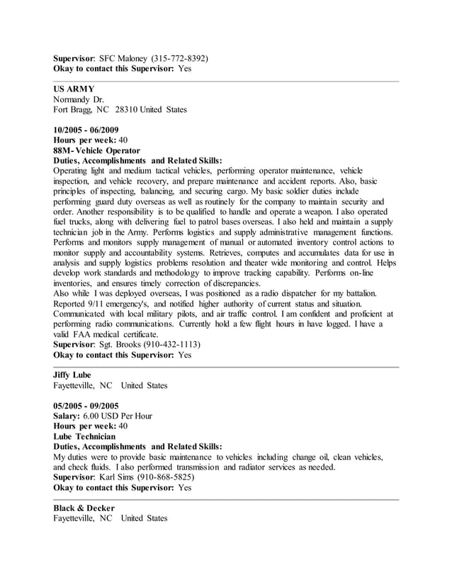 Shaun Resume | DOCX | Defense Industry | Industries