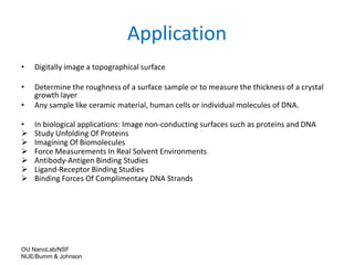Atomic Force Microscopy | PPTX