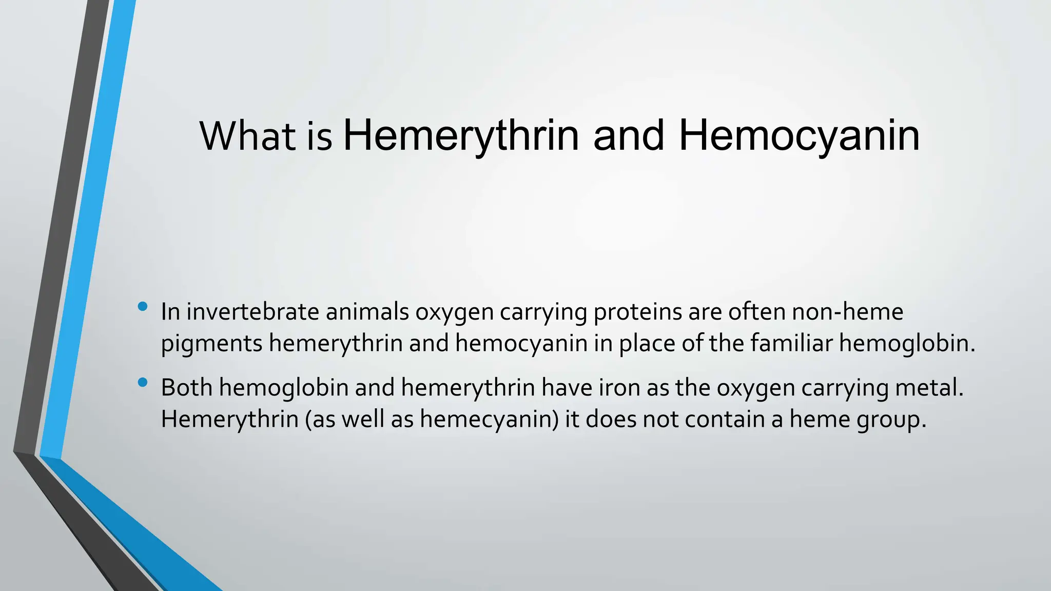 Slide on Hemeerythrin andh emocyanin.pptx