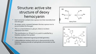 Slide on Hemeerythrin andh emocyanin.pptx