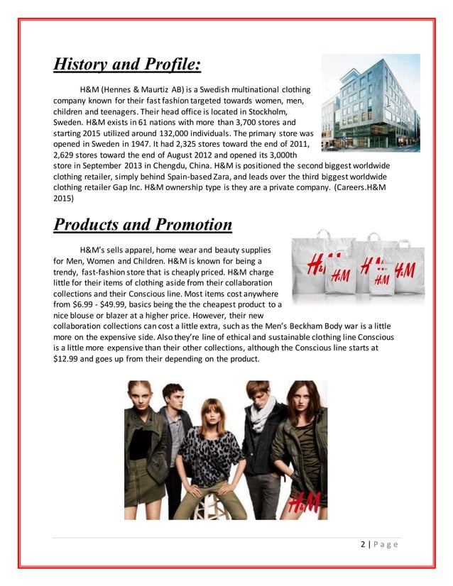 H&M | DOCX | Women\'s Clothing | Women\'s Fashion