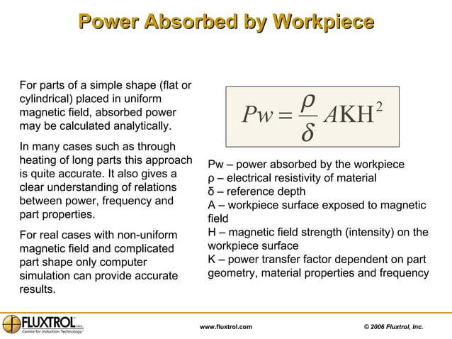 Chapter 1a Fluxtrol Basics Of Induction Techniques Part 1 Ppt Physics Science