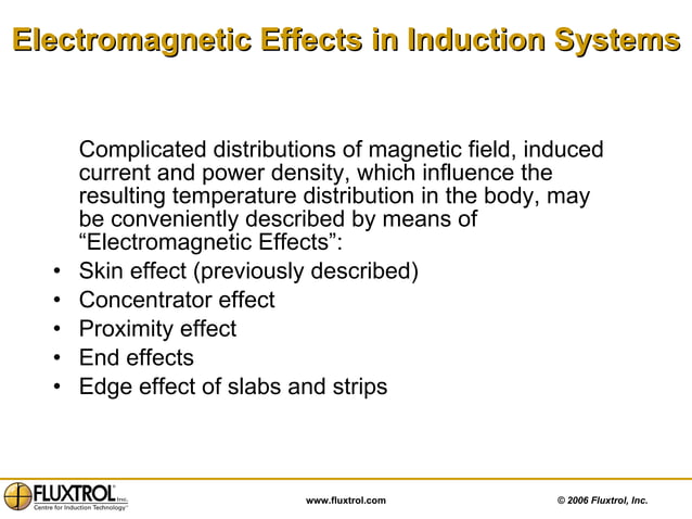 Chapter 1a Fluxtrol Basics Of Induction Techniques Part 1 Ppt Physics Science