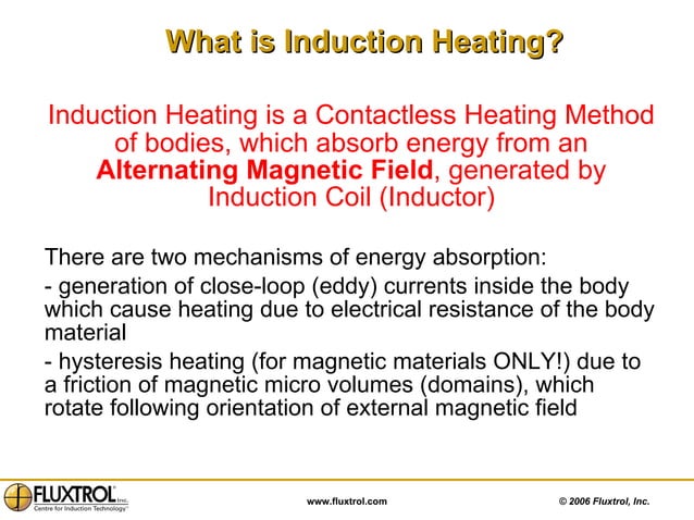 Chapter 1a Fluxtrol Basics Of Induction Techniques Part 1 Ppt Physics Science