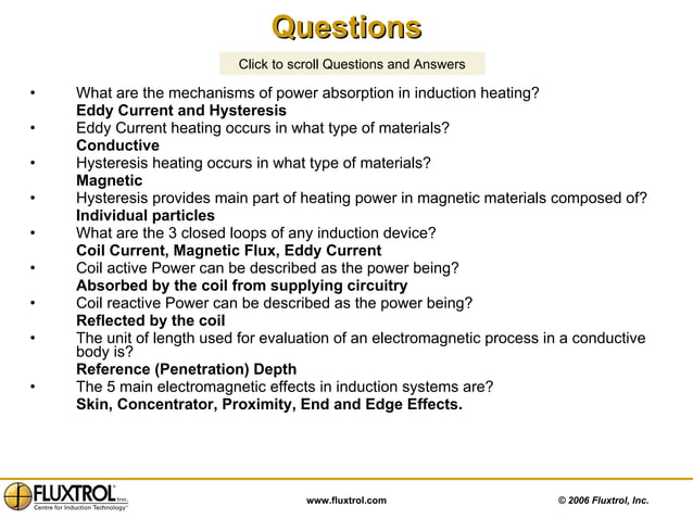 Chapter 1a Fluxtrol Basics Of Induction Techniques Part 1 Ppt Physics Science