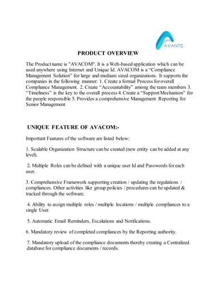 Avanti Technologies | PDF