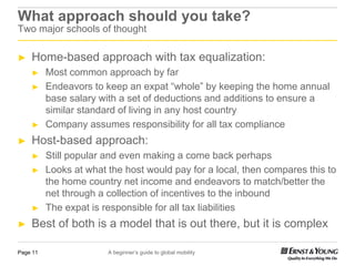 EY Human Capital Conference 2012: A beginners guide to global mobility ...