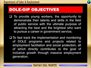 DOLE Government Internship Program (GIP) | PPTX