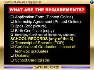 DOLE Government Internship Program (GIP) | PPTX