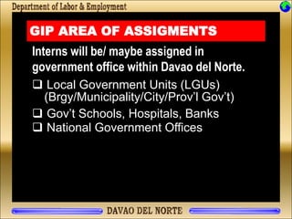 DOLE Government Internship Program (GIP) | PPTX