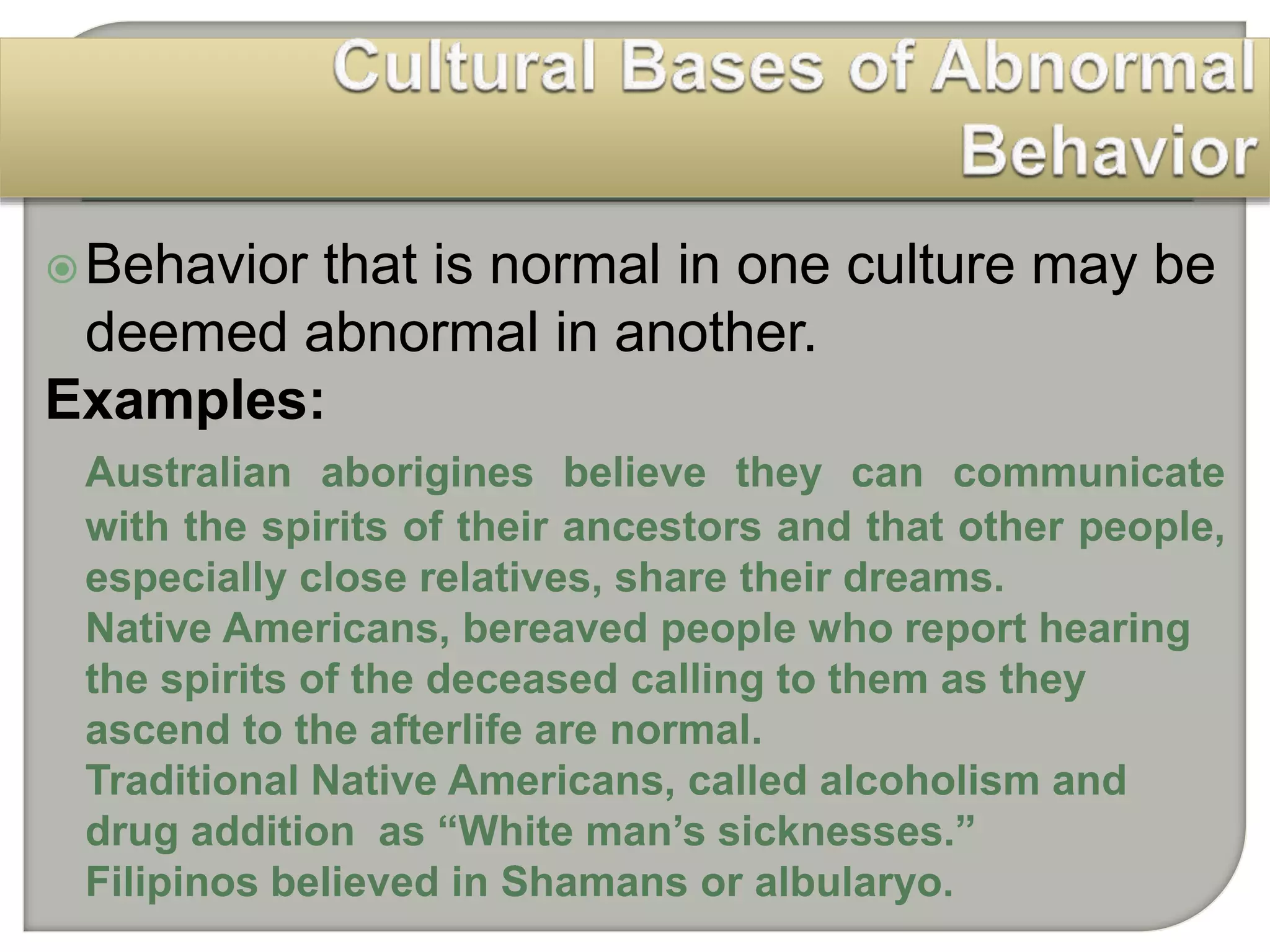 1 Abnormal Psychology (Intro) | PPTX