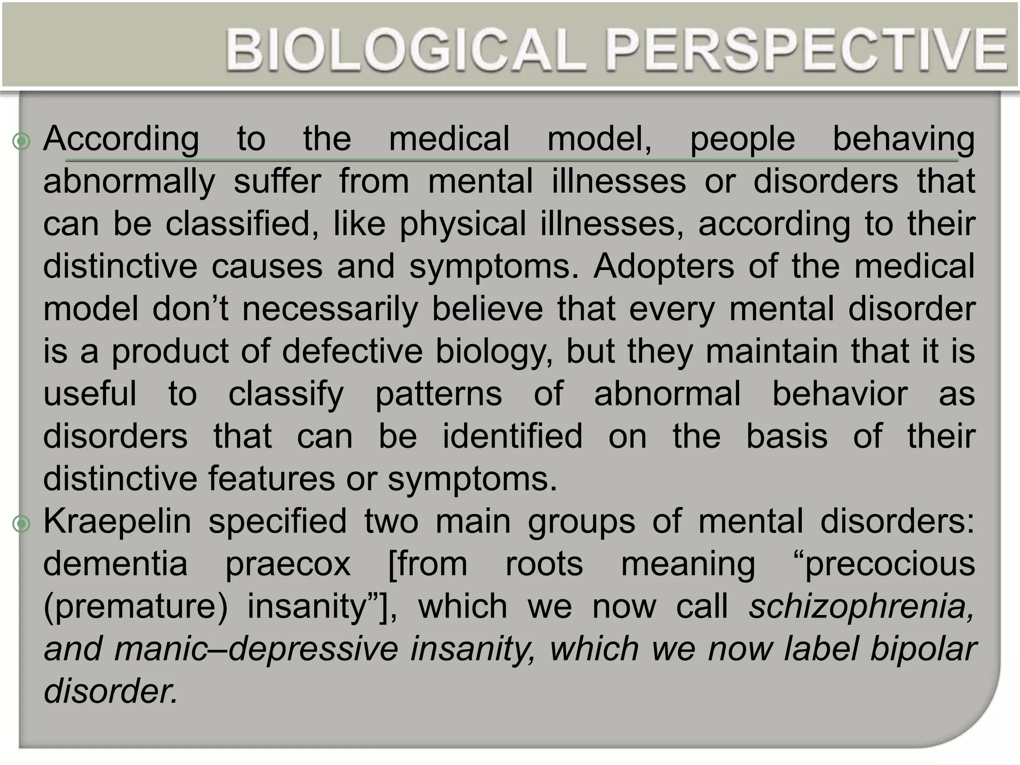 1 Abnormal Psychology (Intro) | PPTX