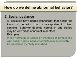 1 Abnormal Psychology (Intro) | PPTX