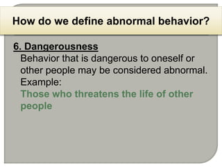 1 Abnormal Psychology (Intro) | PPTX