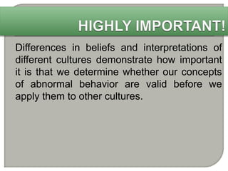 1 Abnormal Psychology (Intro) | PPTX