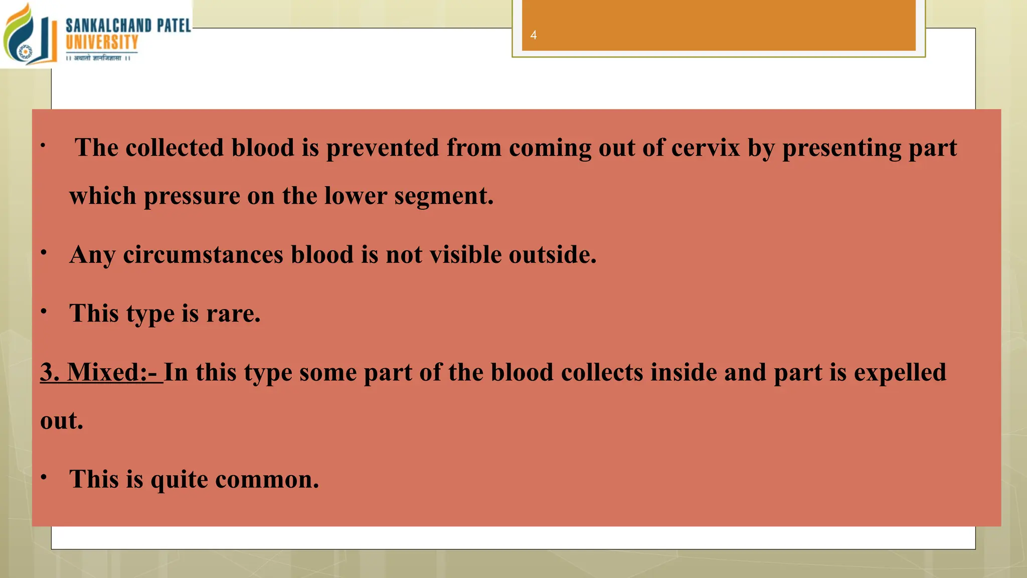 Abruptio Placenta Definition, varieties, Incidence, Etiology, Clinical ...