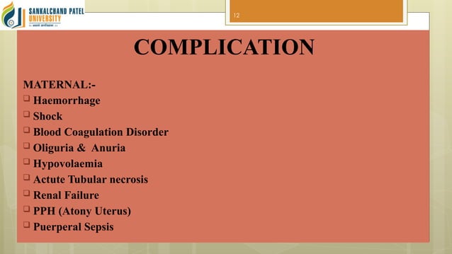 Abruptio Placenta Definition, varieties, Incidence, Etiology, Clinical Manifestation, Clinical ...