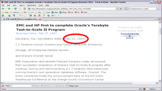 History of Oracle and Databases | PPTX | Databases | Computer Software ...