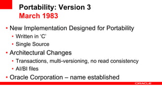 History of Oracle and Databases | PPTX
