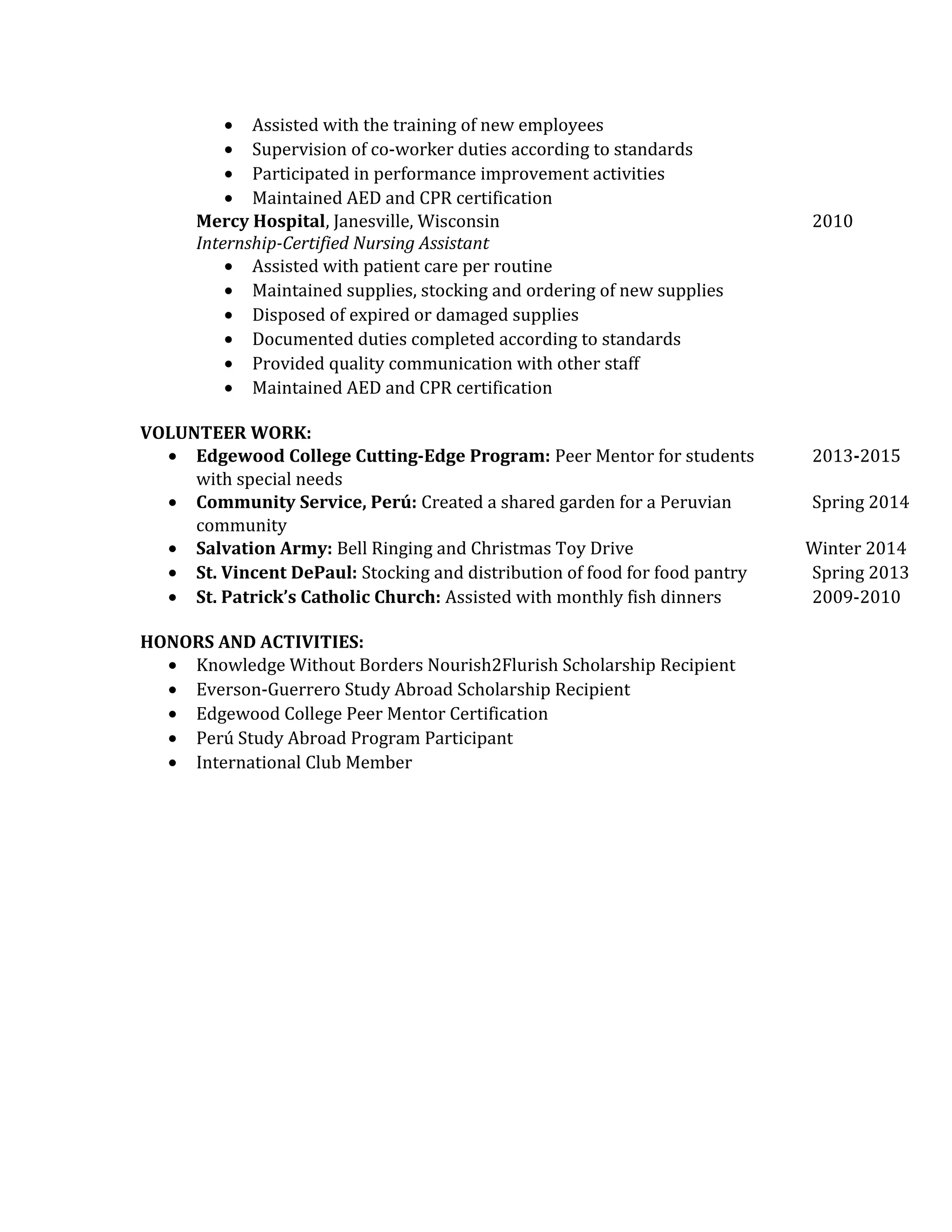Jacque's Resume | DOC