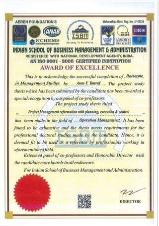 DMS Certificate | PDF