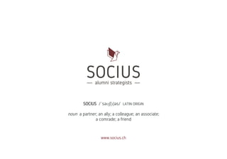 [Socius] Company Profile | PPT
