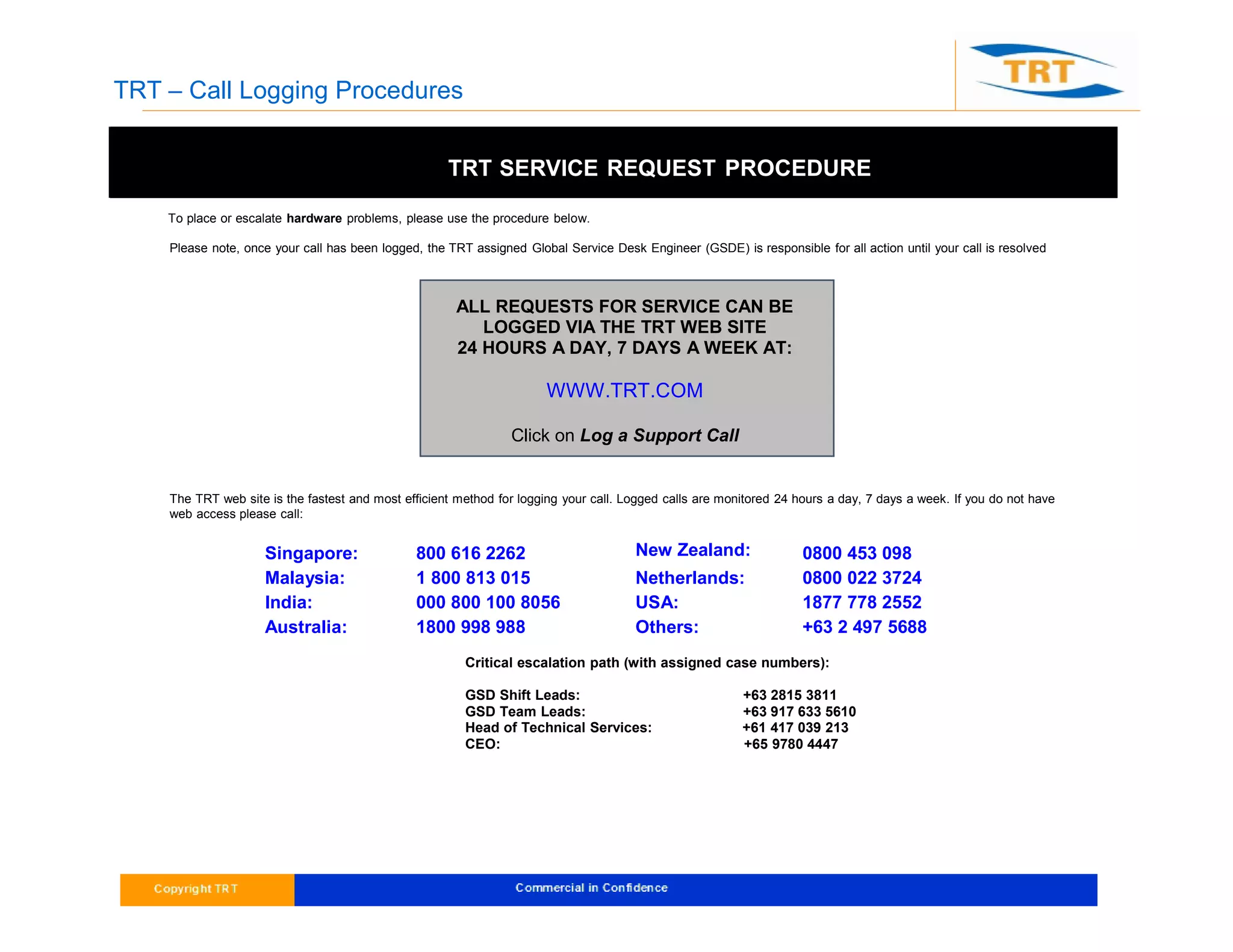 TRT Presentation SG 2016 | PDF