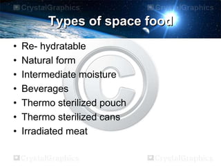 SPACE FOODS | PPTX