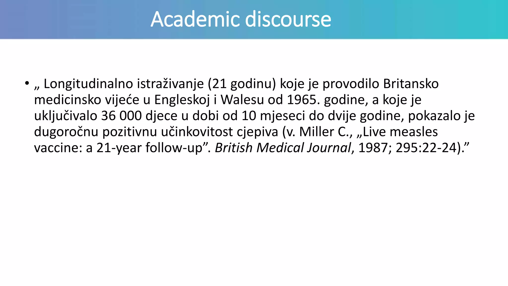 Lesson 1: Academic discourse | PPT