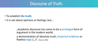 Lesson 1: Academic discourse | PPT