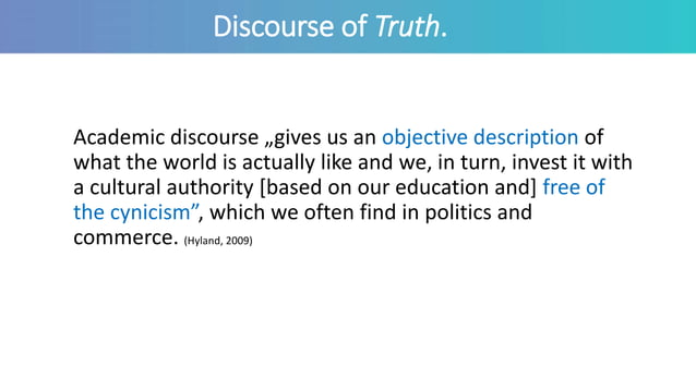 Lesson 1: Academic discourse | PPT