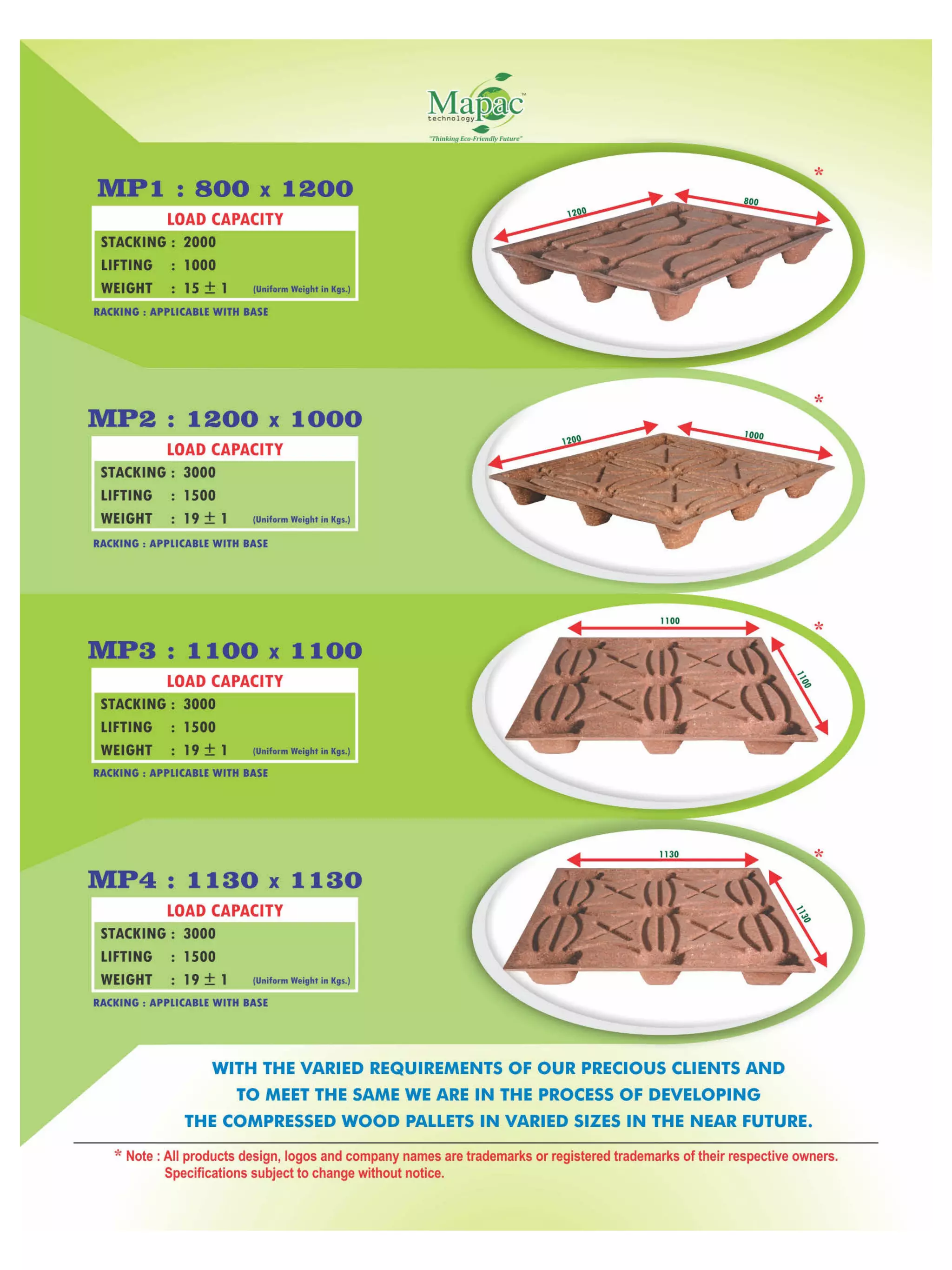 MAPAC Compressed Wood Pallet Brochure | PDF