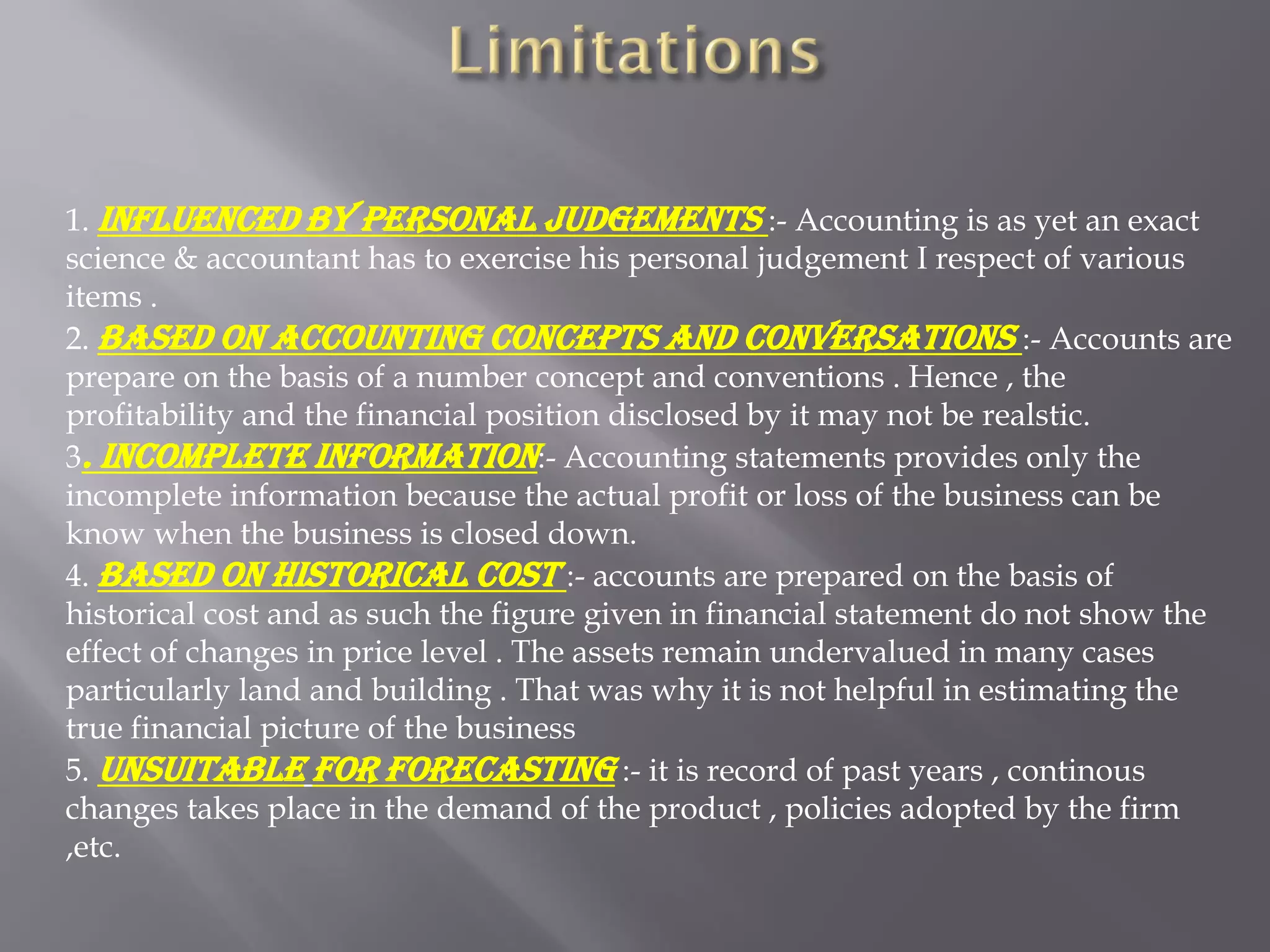 Business Accounting Chapter (1) | PDF