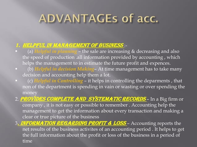 Business Accounting Chapter (1) | PDF