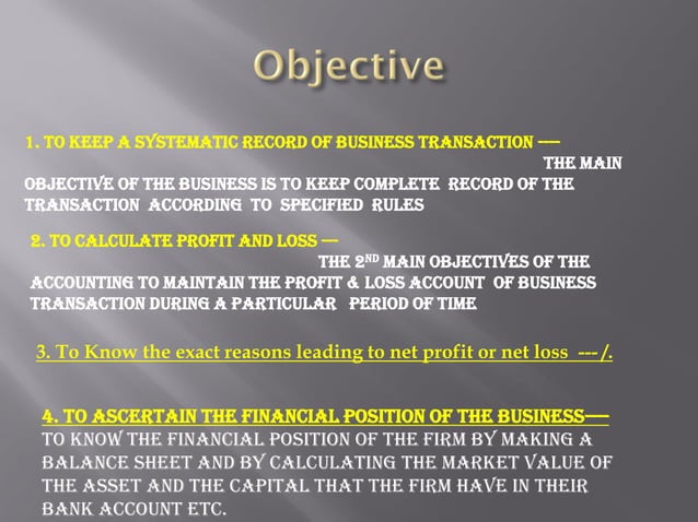 Business Accounting Chapter (1) | PDF