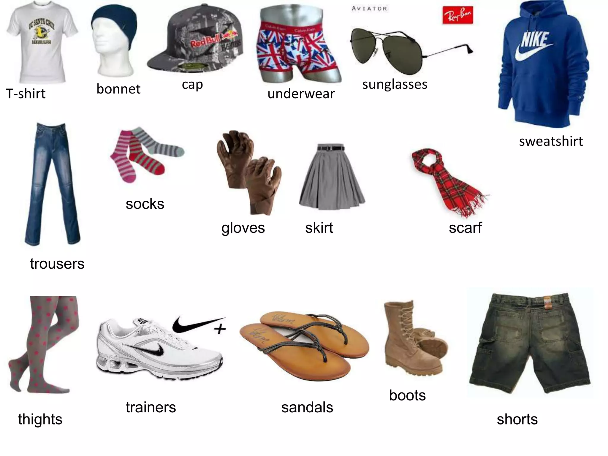 1 a clothes and complements | PPTX