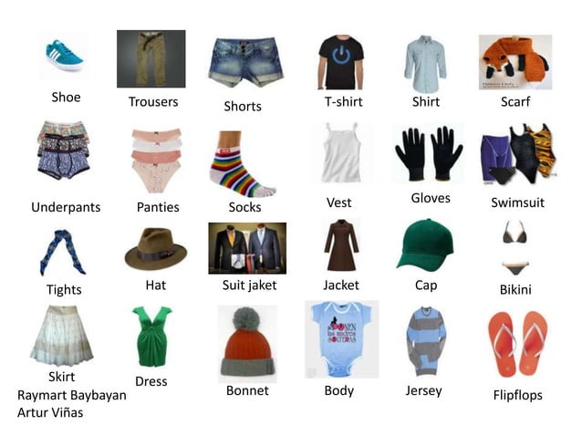 1 a clothes and complements | PPT