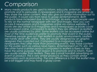 1 a comparison summary | PPT