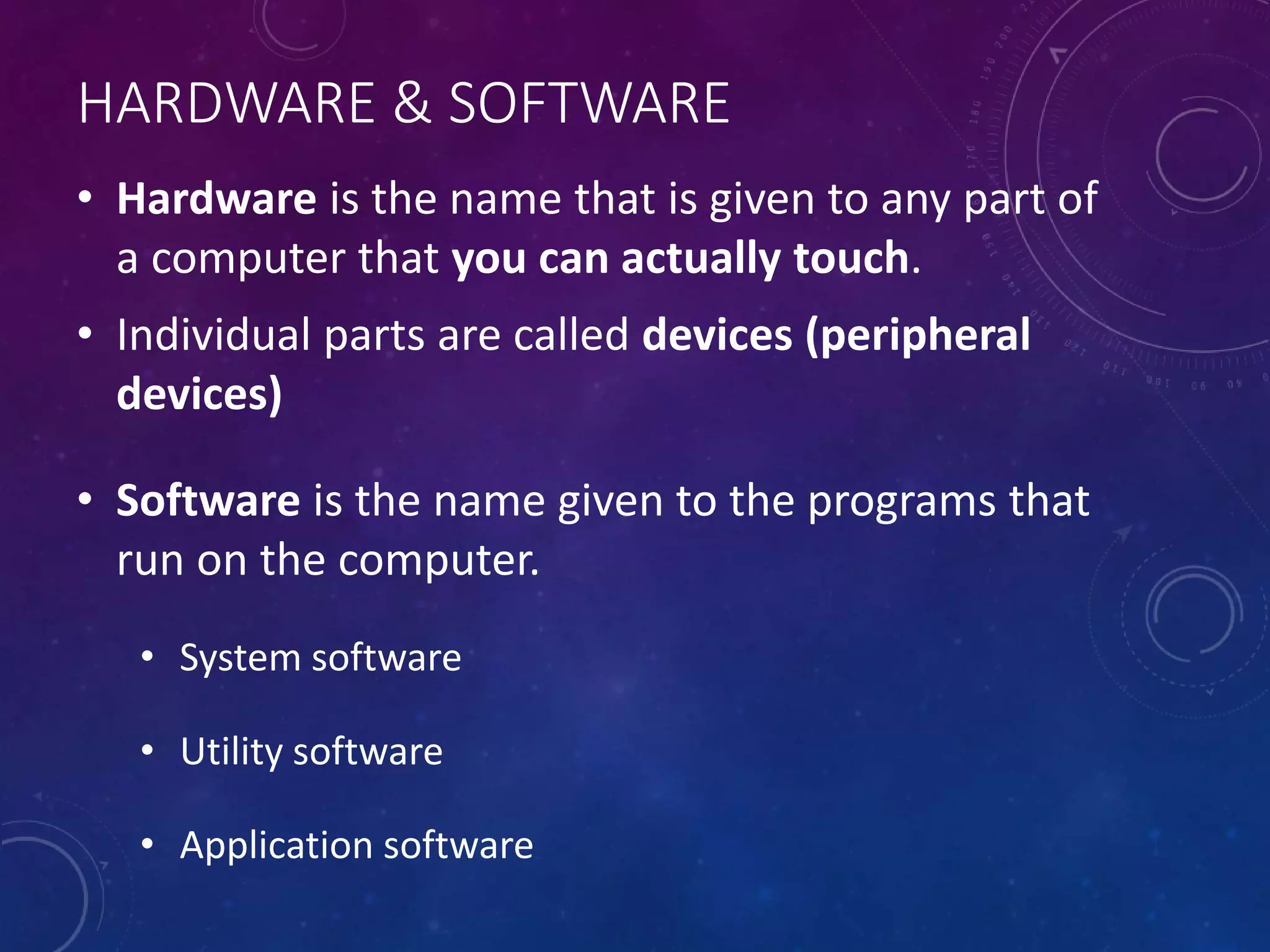 1 Types and components of computer systems | PPTX