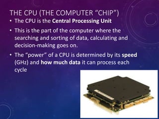 1 Types and components of computer systems | PPTX
