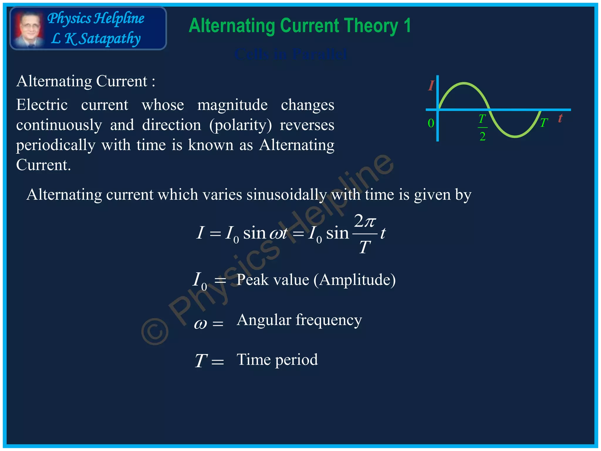 Alternating Current Theory 1 | PPTX