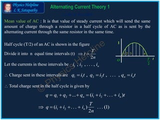 Alternating Current Theory 1 | PPTX