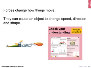 Activate Balanced & unbalanced forces | PPT