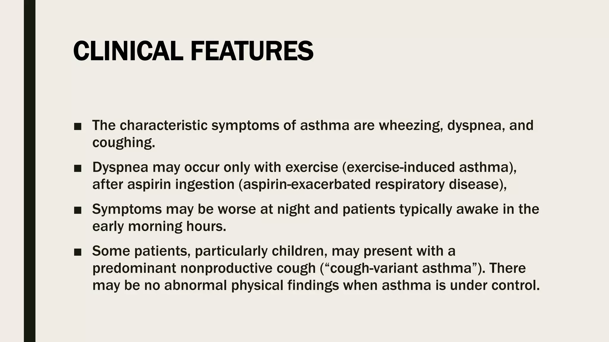 Acute exacerbation of asthma | PPTX