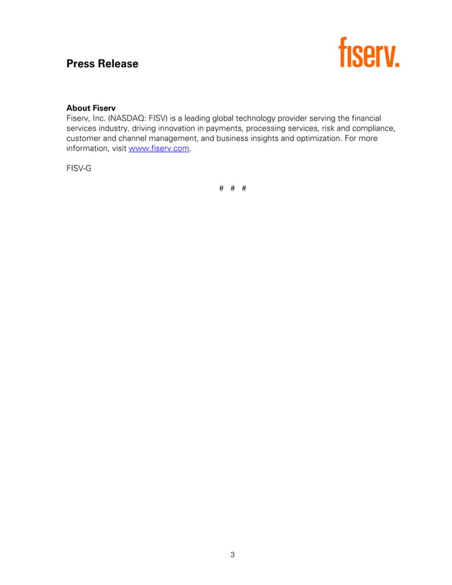 FUIB selects Fiserv | PDF