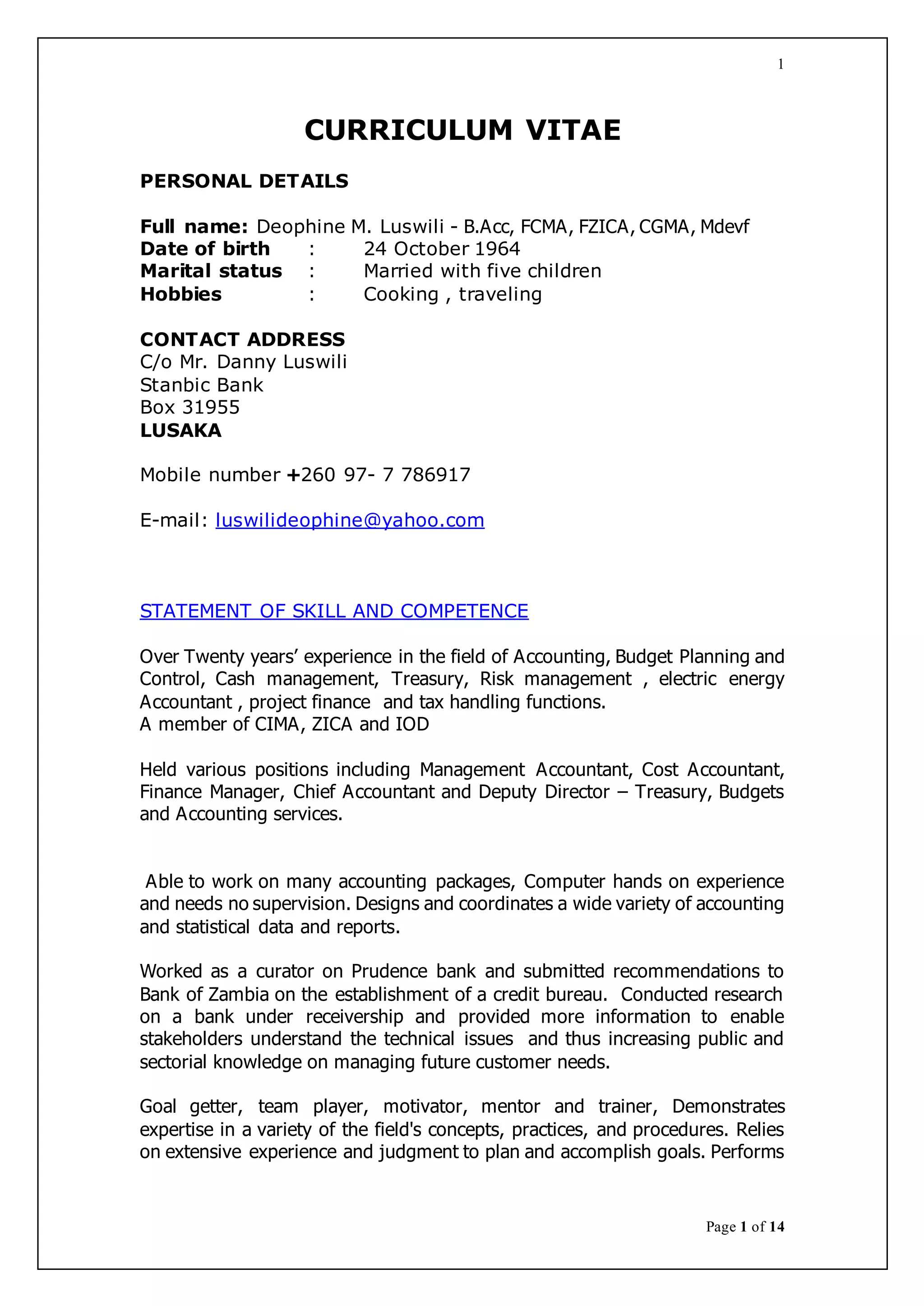 CURRICULUM_VITAE_-_MRS_LUSWILI_-Final-1 | DOCX